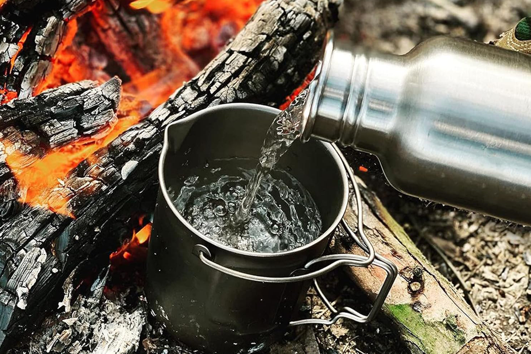 Pierre à Feu XL Naturelle - Firesteel de Survie avec Allume-feu